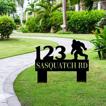 Relaxing at the Beach Yard Address Sign with Ground Stakes – Out of ...